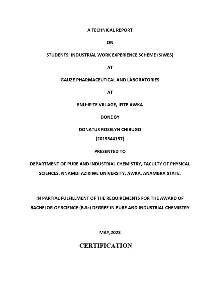 My TECHNICAL REPORT-1 | PDF | Growth Medium | Water Purification