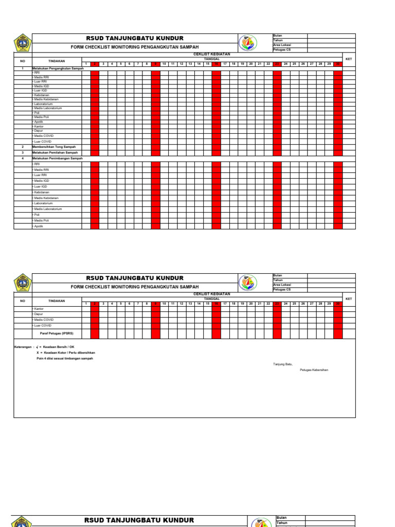 Checklist Form | PDF