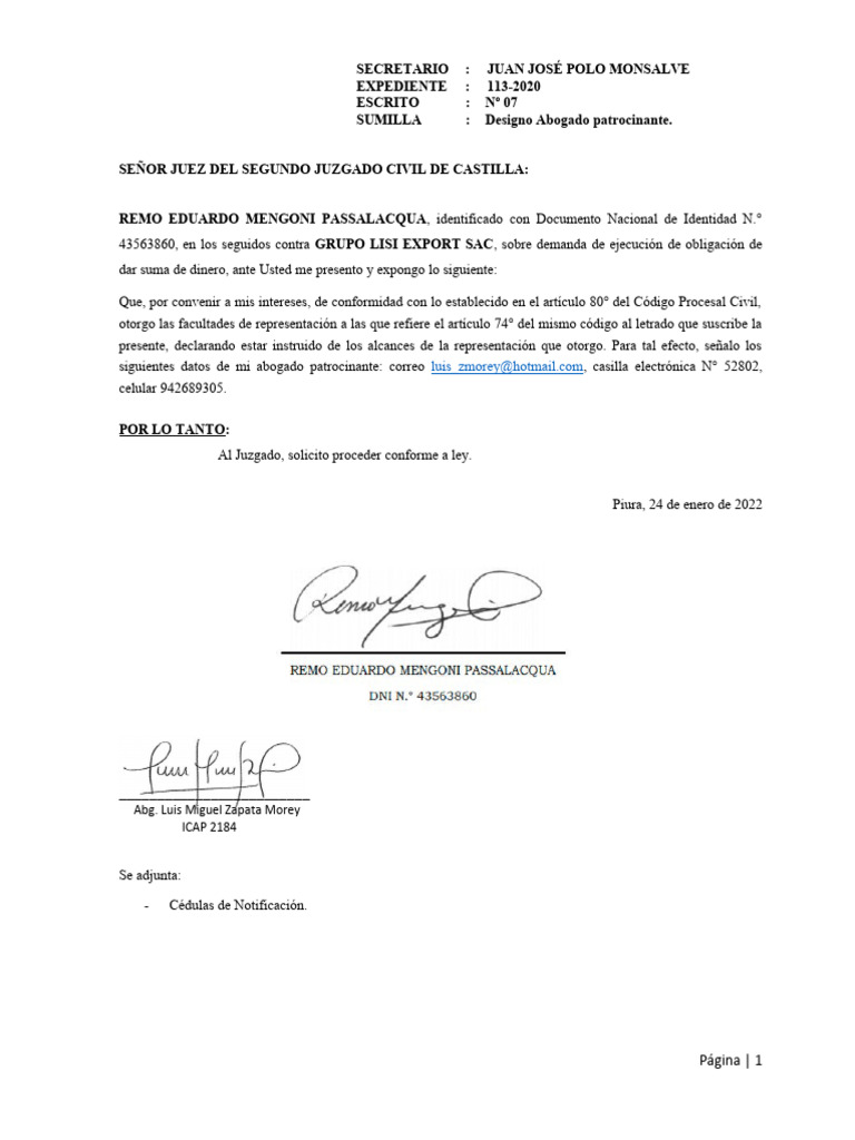 Designa Abogado | PDF