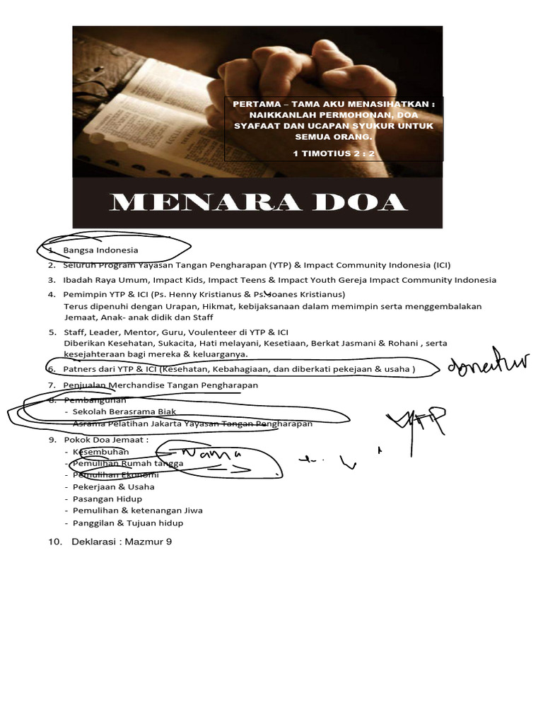 Menara - Doa - 20233 | PDF
