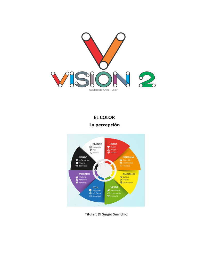 Teoria y Vision Del Color 2023 | PDF | Color | Amarillo