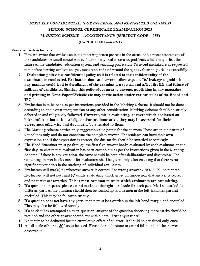 Strictly Confidential: (For Internal and Restricted Use Only) | PDF ...