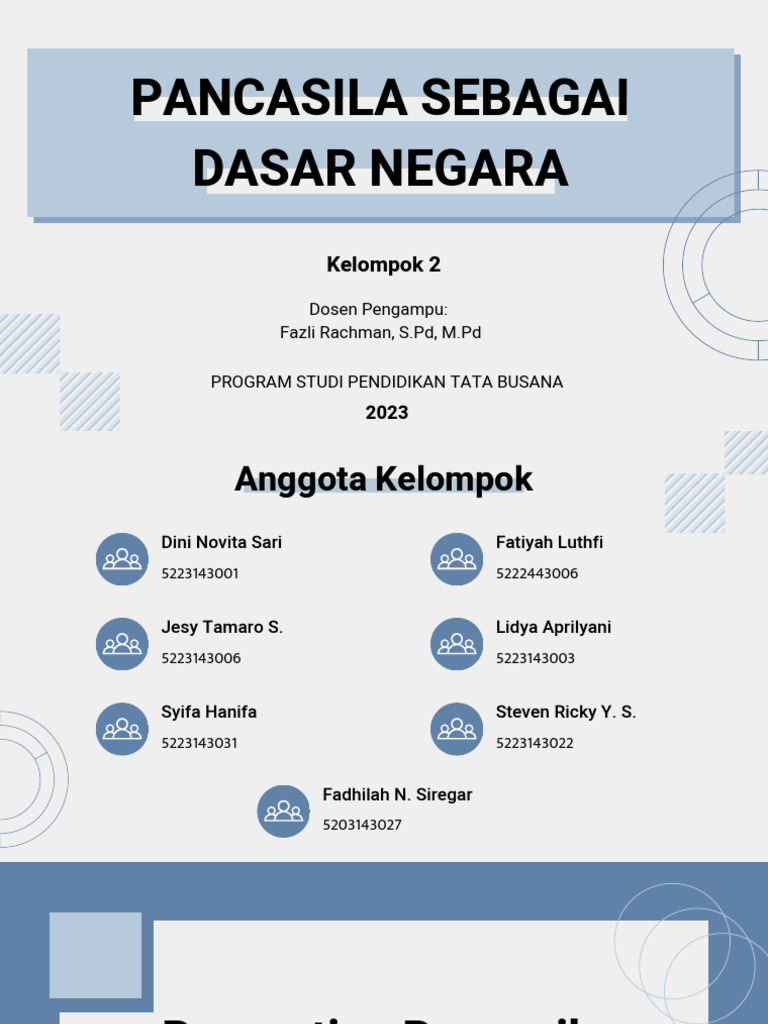 Pend. Pancasila Kel 2 | PDF