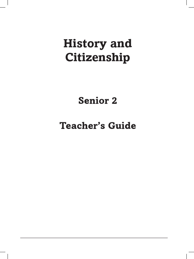 History Citizenship s2 TG | PDF | Educational Assessment | Learning