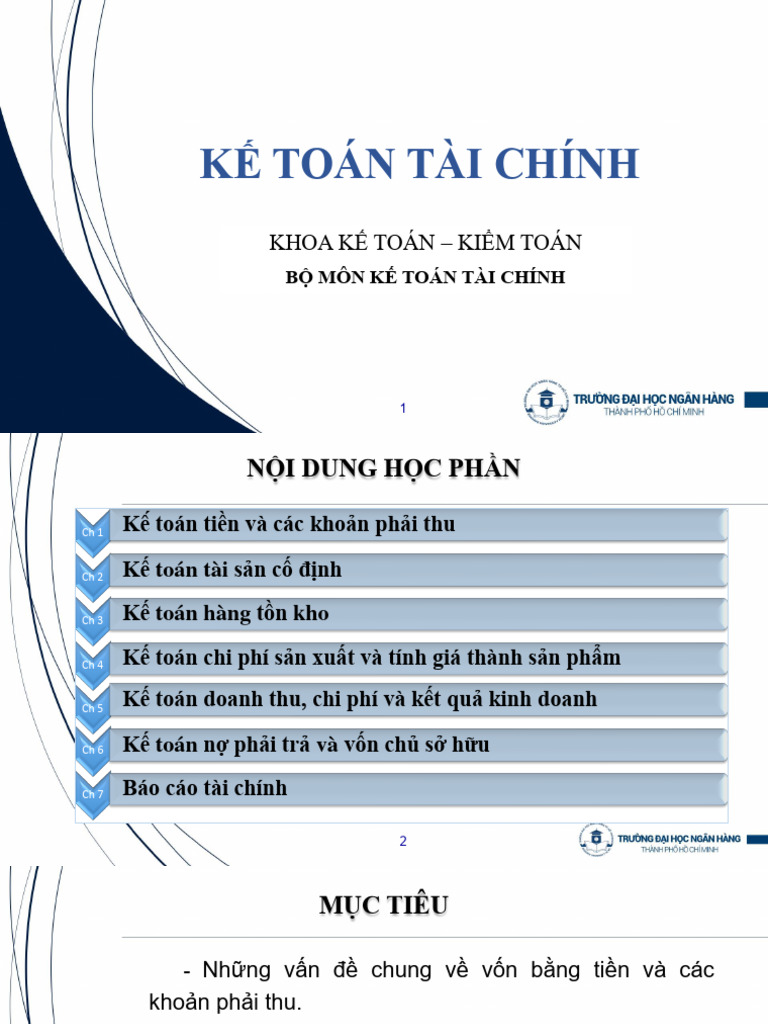 ACC302 - Slide Bài Giảng KTTC - Chương 1 - ok | PDF