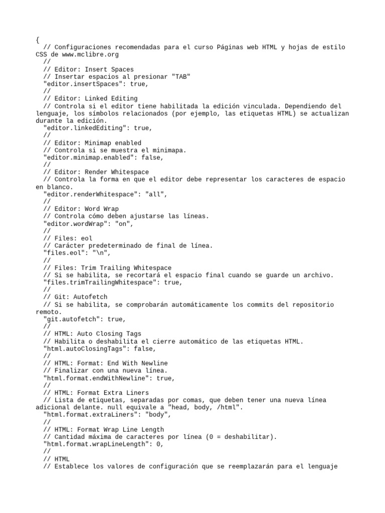 2 configuracionHTML CSS | PDF | HTML | Xml