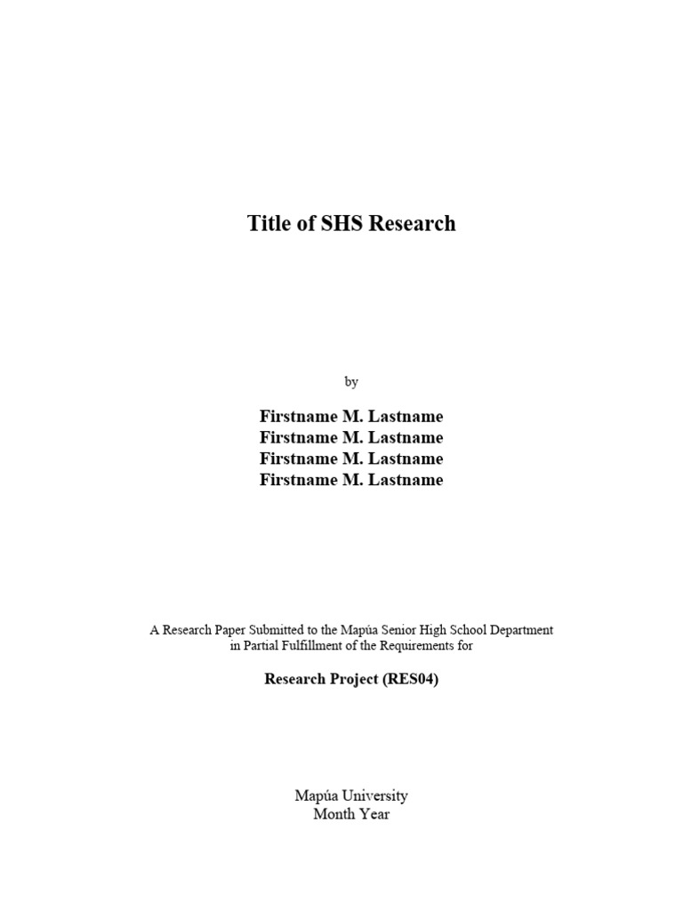 (7) IMRaD Research Paper Template | PDF | Theory | Data