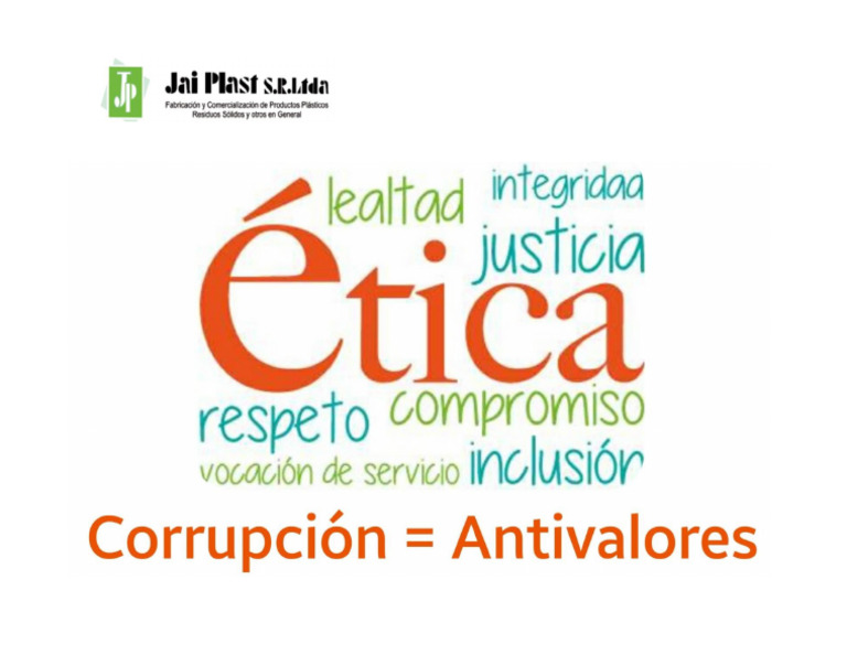 Infografía ética Y Corrupción Pdf