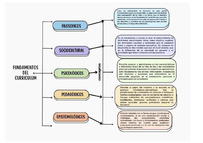 Mapa Conceptual Fundamentos | PDF