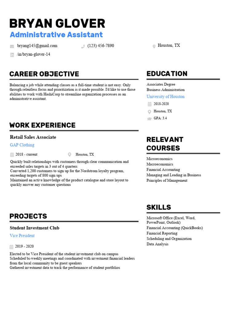 Standout Resume Template | PDF | Economies | Business