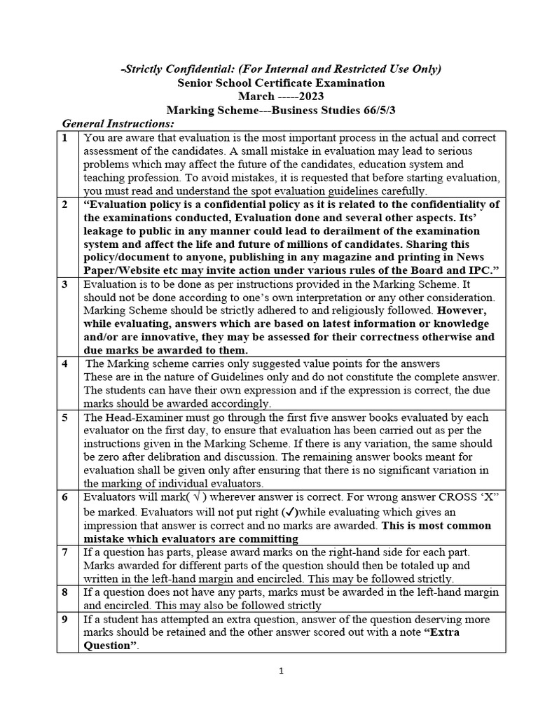 Strictly Confidential: (For Internal and Restricted Use Only) | PDF ...