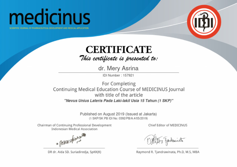 Nevus Unius Lateris Pada Laki Lakii Usia 15 Tahun 1skp 1694713173297 | PDF