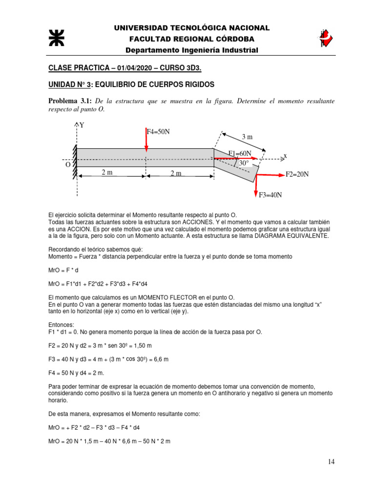 Resolucion de Ej. Unidad 3 | PDF | Ecuaciones | Mecanica clasica