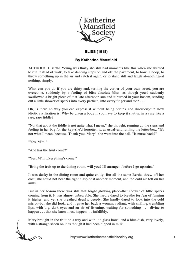 Bliss | PDF