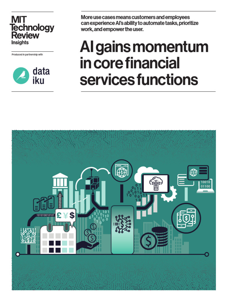 AI Gains Momentum in Core Financial Services Functions 1691763089 | PDF ...