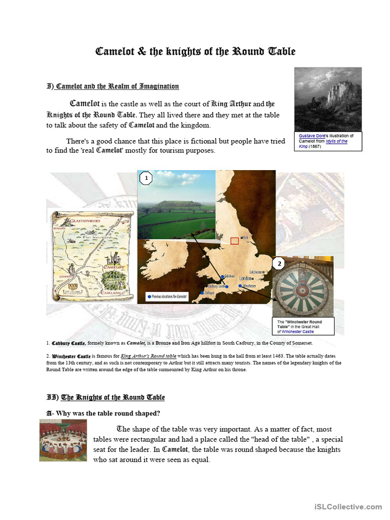 Camelot and The Knights of The Round Table | PDF | Galahad | Camelot