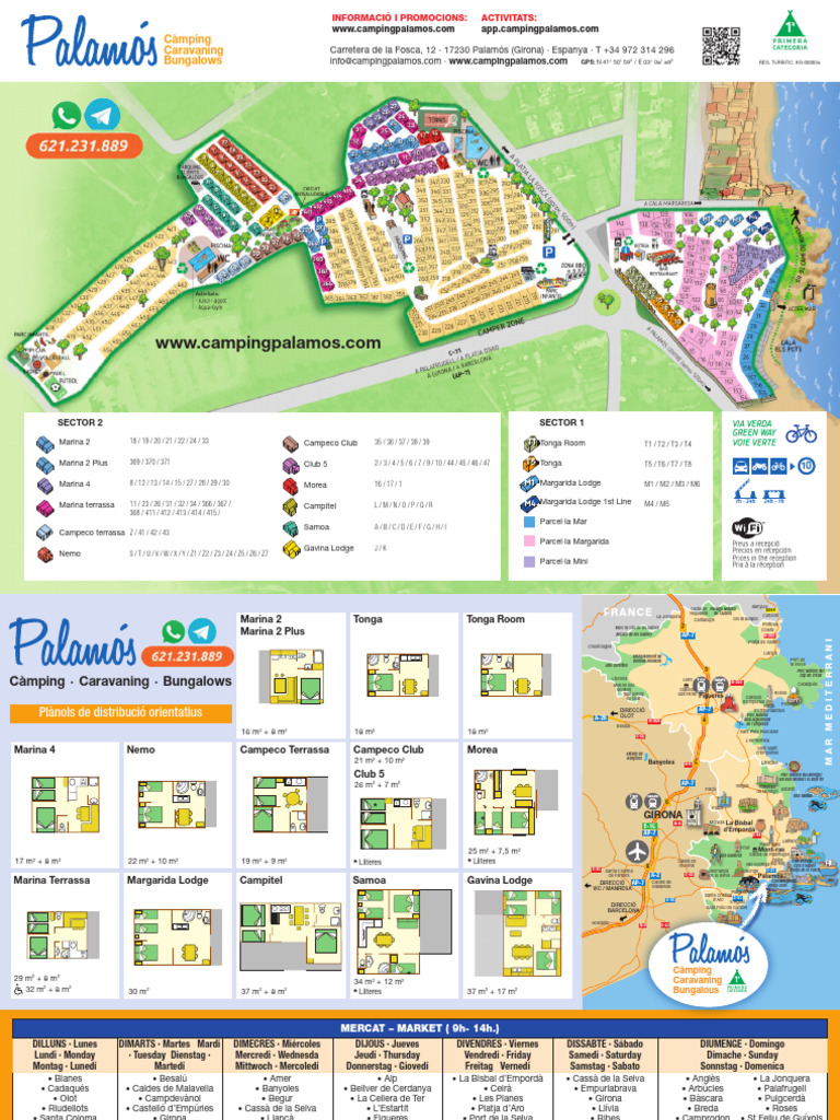 Plano Camping Palamos | PDF