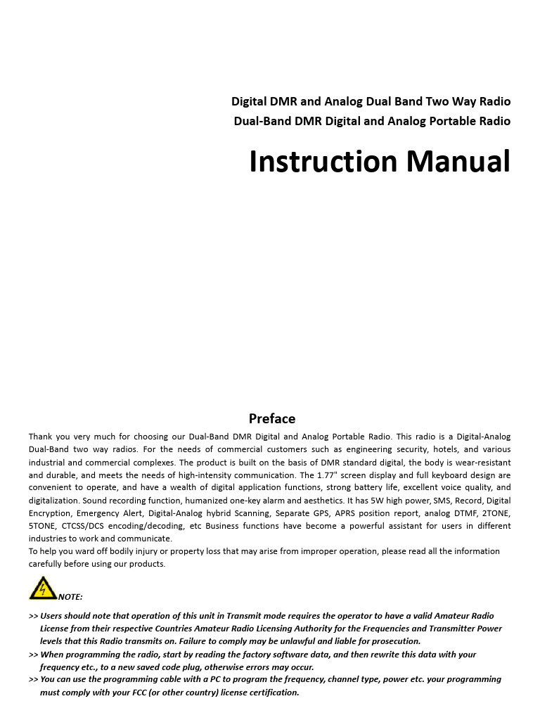 DM-F8 Instruction Manual | PDF | Electromagnetic Interference | Encryption