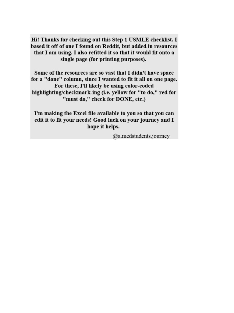 USMLE Step 1 Checklist | PDF | Inflammation | Cardiology