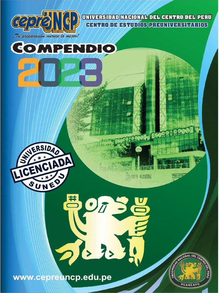 Compendio 2023 Cepre Uncp Completo | PDF