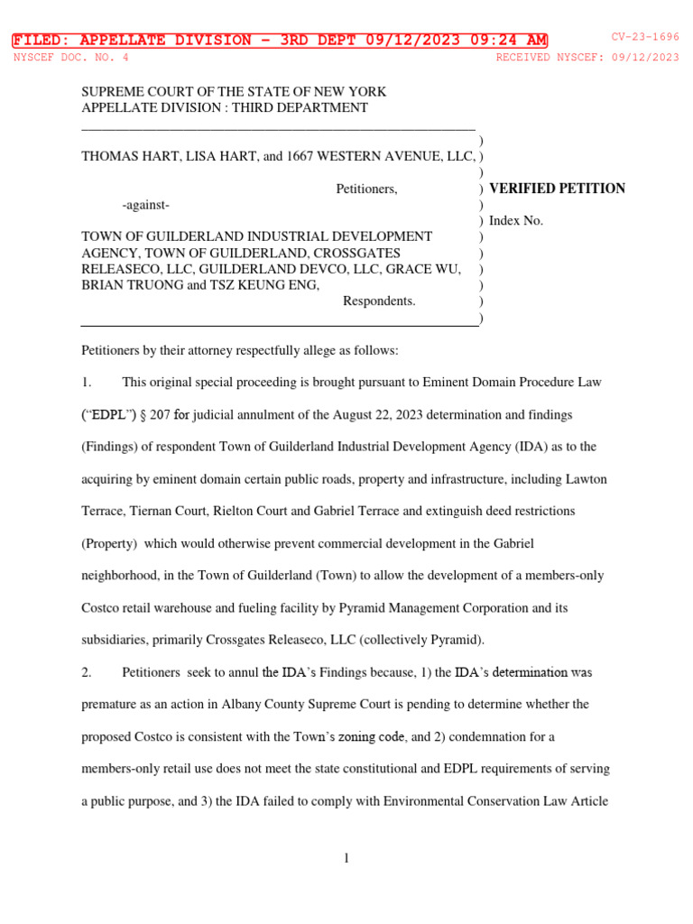 Costco Eminent Domain | PDF | Mixed Use Development | Eminent Domain