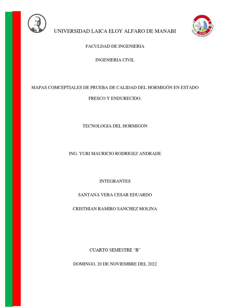 Informe de Hormigon | Descargar gratis PDF | Hormigón | Ciencias fisicas