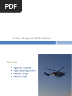 Helipad Design and Dimension Standards | PDF | Structural Load | Helicopter