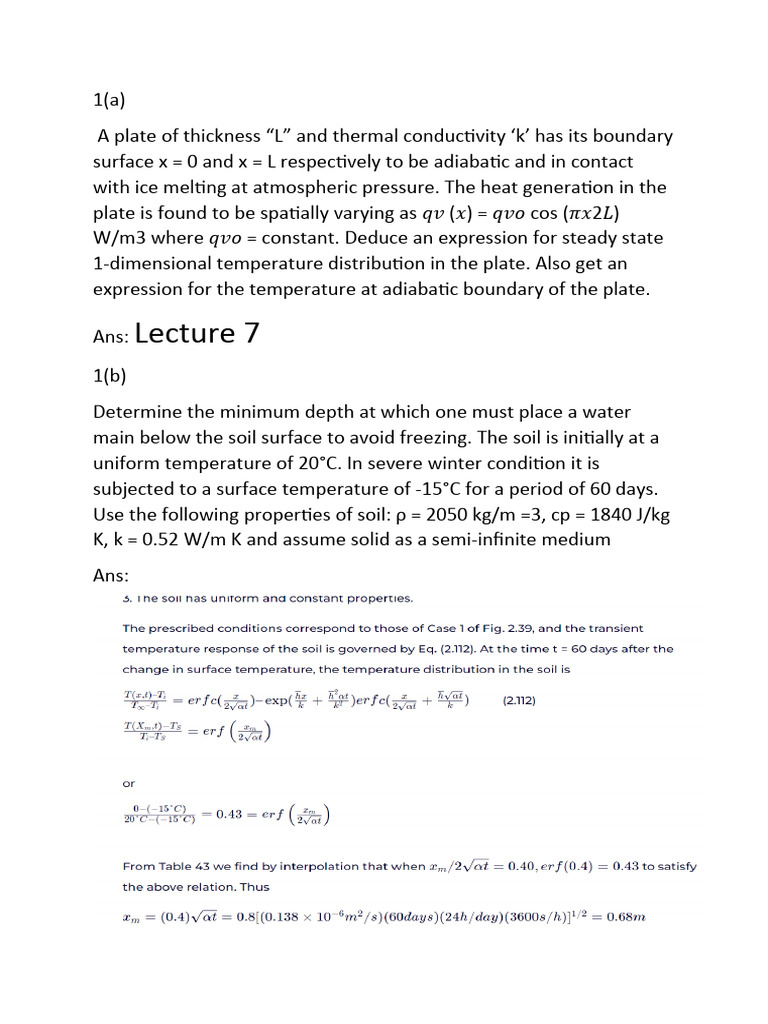 Ht Pdf Heat Transfer Heat