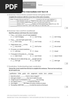 Life Vision Intermediate Unit Test 7 B | PDF