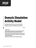 Visking Tubing Experiment | PDF | Osmosis | Cell Membrane