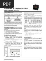 Manual Controlador Novus Modelo N1200 v20x | PDF | Entrada/Saída ...