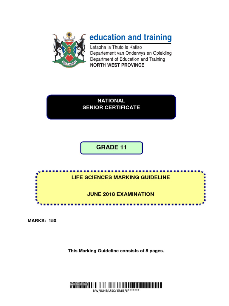 Life Sciences GR 11 MEMO | PDF | Glucose | Digestion