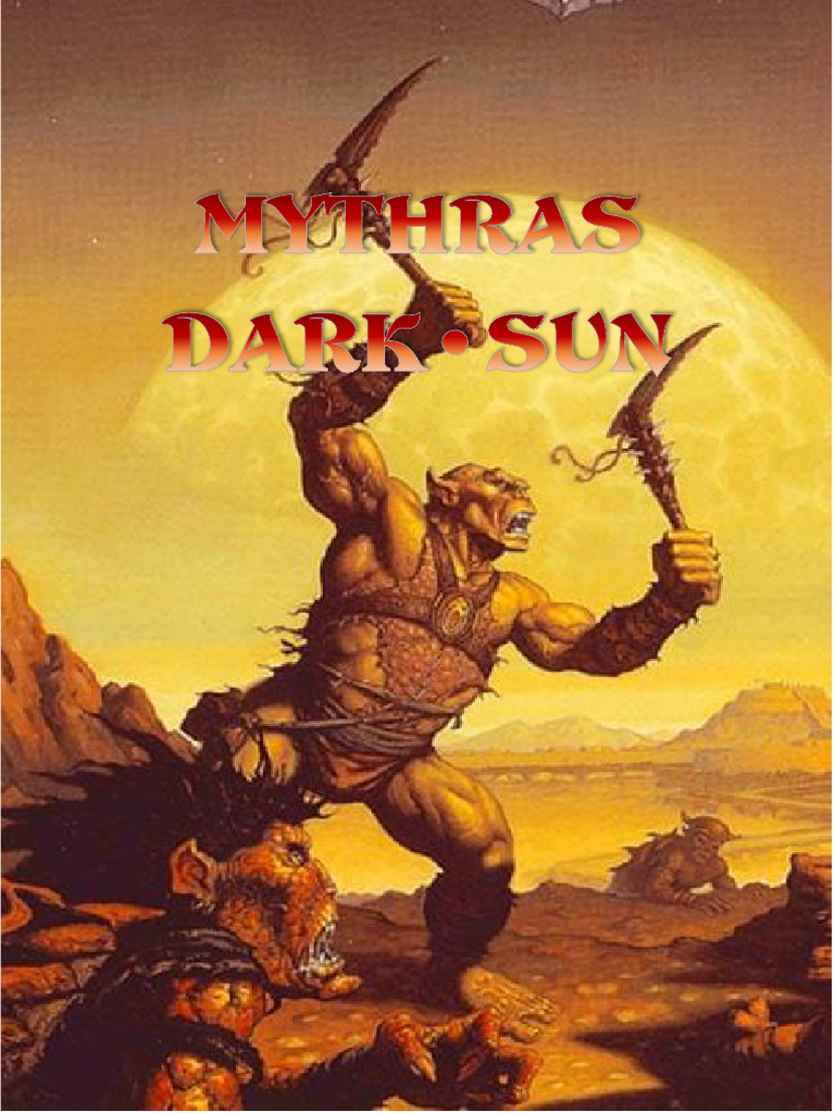 Mythras Dark Sun 20220612 | PDF | Elf (Dungeons & Dragons) | Dwarf ...