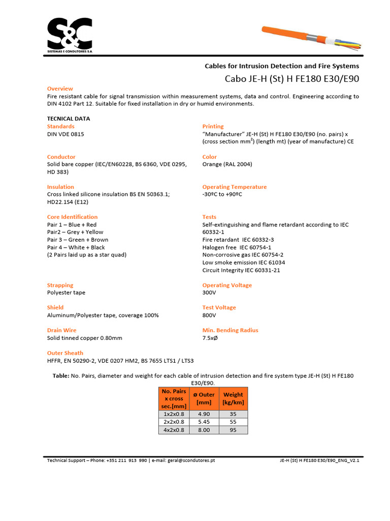 Datasheet JE-H (ST) H FE180 E30 | PDF | Electrical Engineering ...