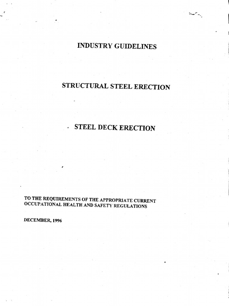 Structural Steel Erection | PDF