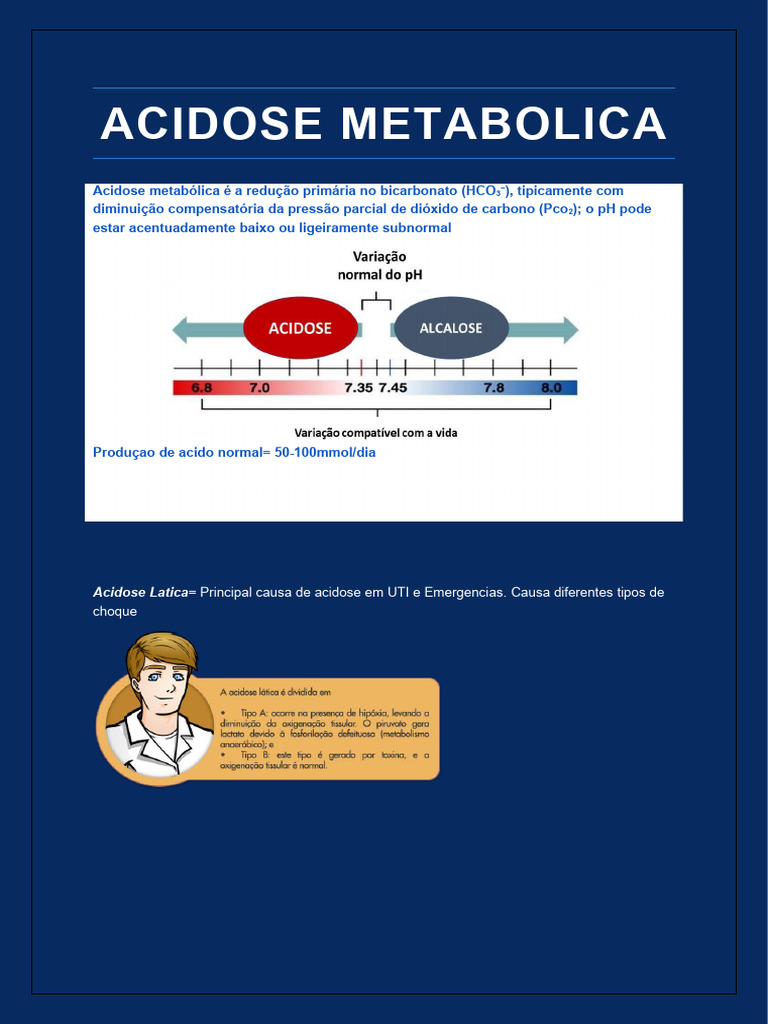 Acidose Metabólica Pdf _ Acidose Métabolique Traitement – FPYK