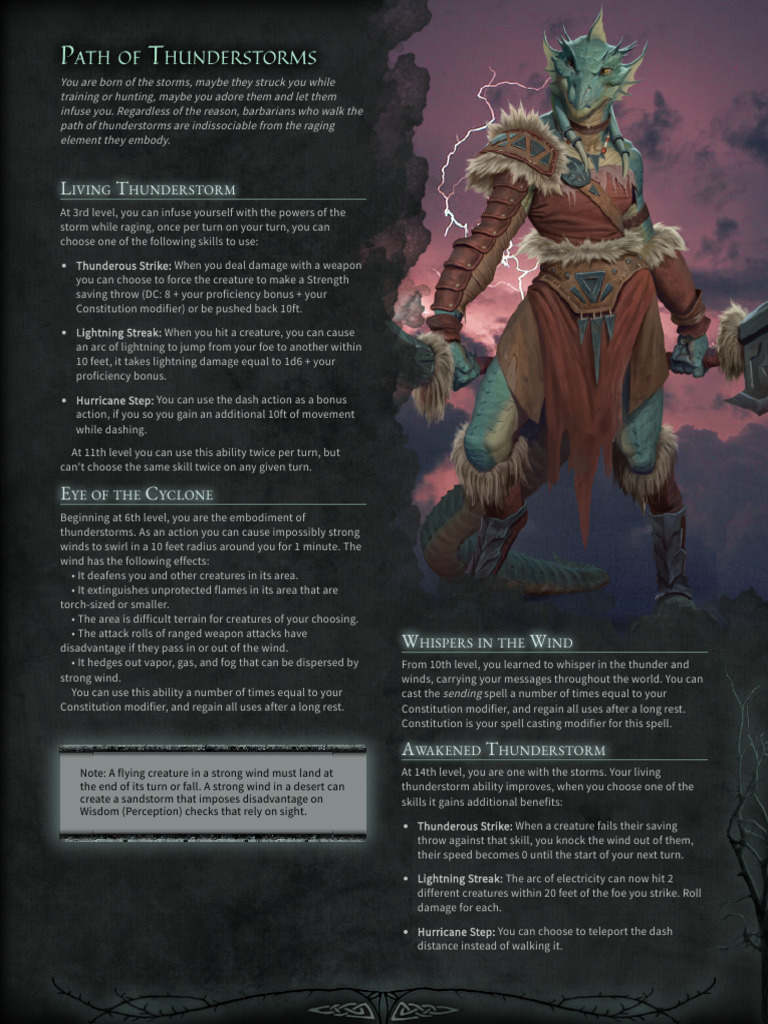 Barbarian - Path of Thunderstorms | PDF | Thunderstorm | Tropical Cyclones