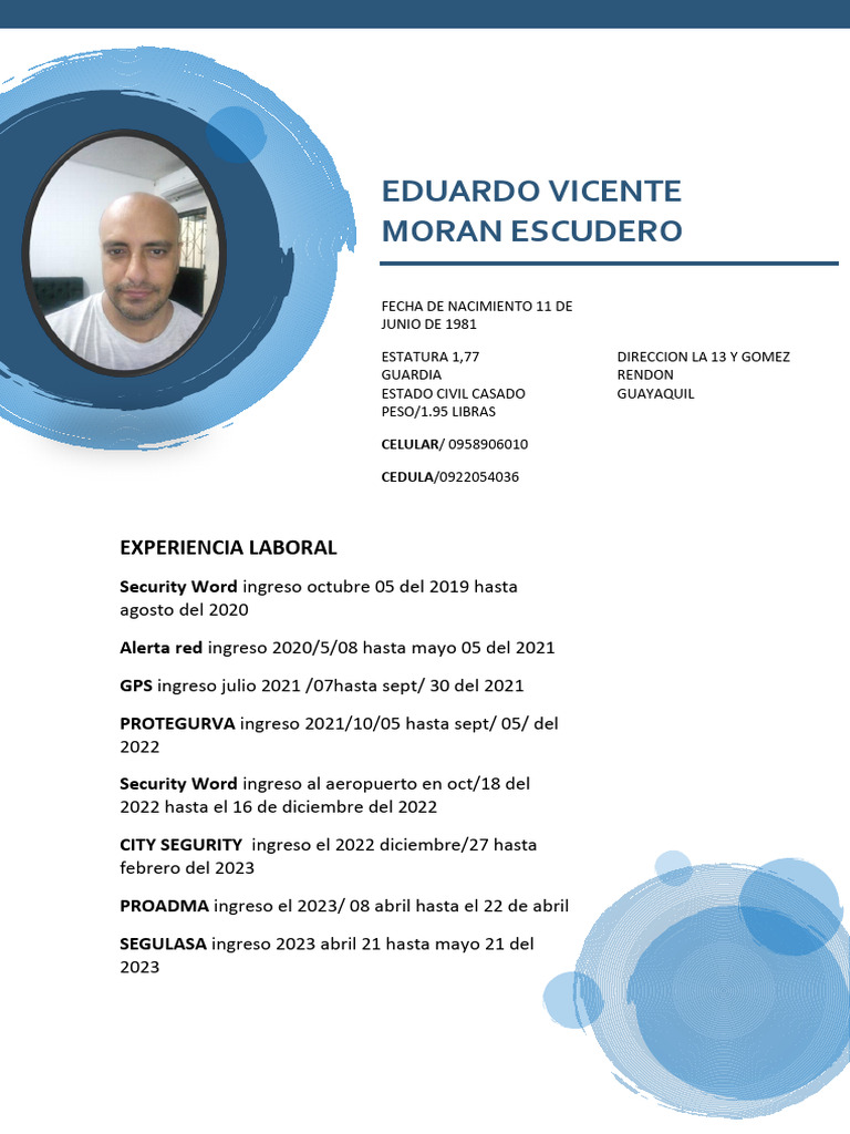 EDUARDO Curriculum 2 | PDF