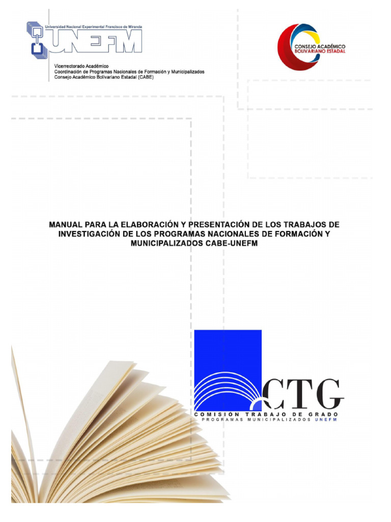 Manual Trabajos Escritos Apa-Cabe-Unefm | PDF | Puntuación | Citación