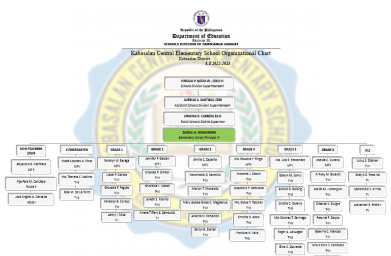 Organizational Chart Formal | PDF