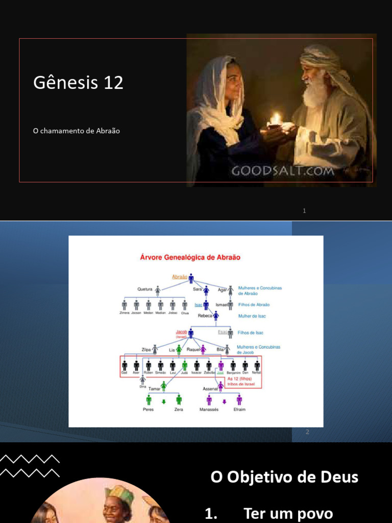 Aula 16 - O Chamamento de Abraao | PDF | Abraão | Jesus