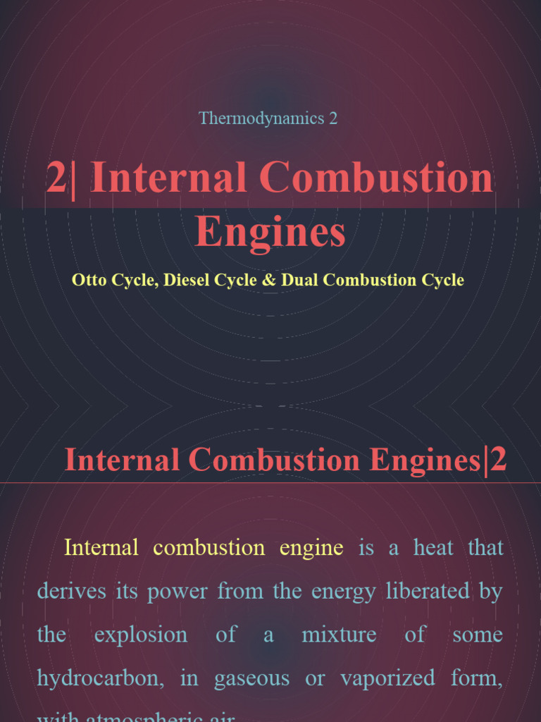 2 Otto Diesel & Dual Cycles | PDF | Internal Combustion Engine | Machines