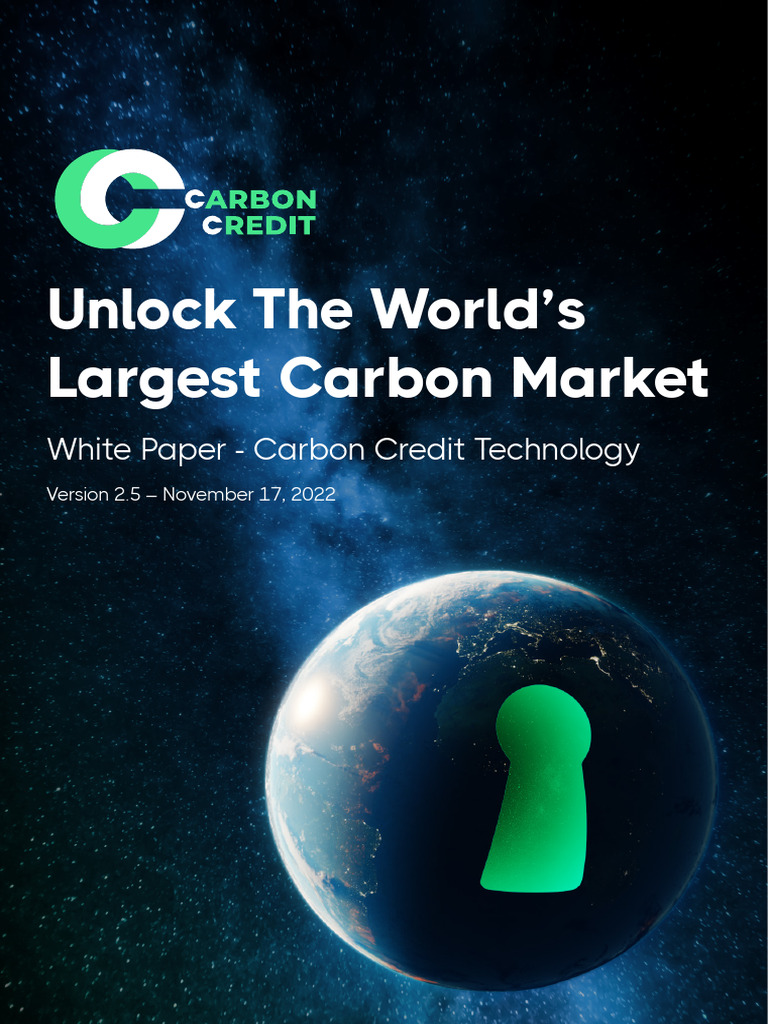 63760d18963d6a3c5708a7a4 - CC Token Whitepaper 17nov2022 | PDF | Carbon ...