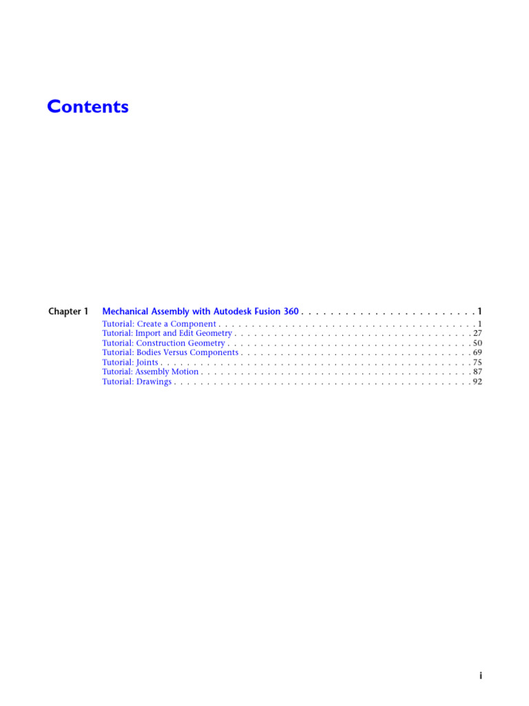 Fusion Mechanical Assembly Tutorials | PDF | Rotation Around A Fixed ...