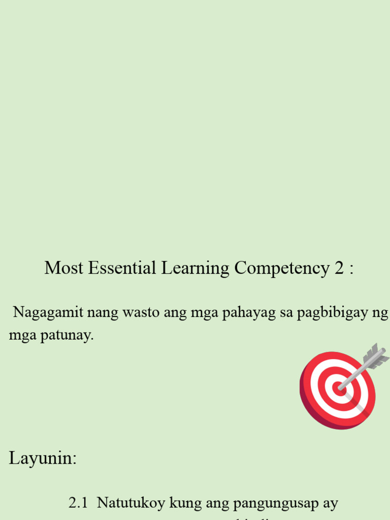 f7 q1 w2 Ppt3 Pahayag Sa Pagbibigay Patunay | PDF