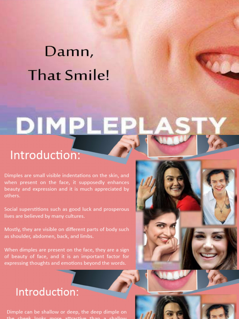 Dimpleplasty | PDF | Face | Anatomy