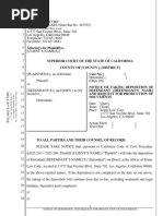 Notice of Deposition Template | PDF | Deposition (Law) | Civil Law ...