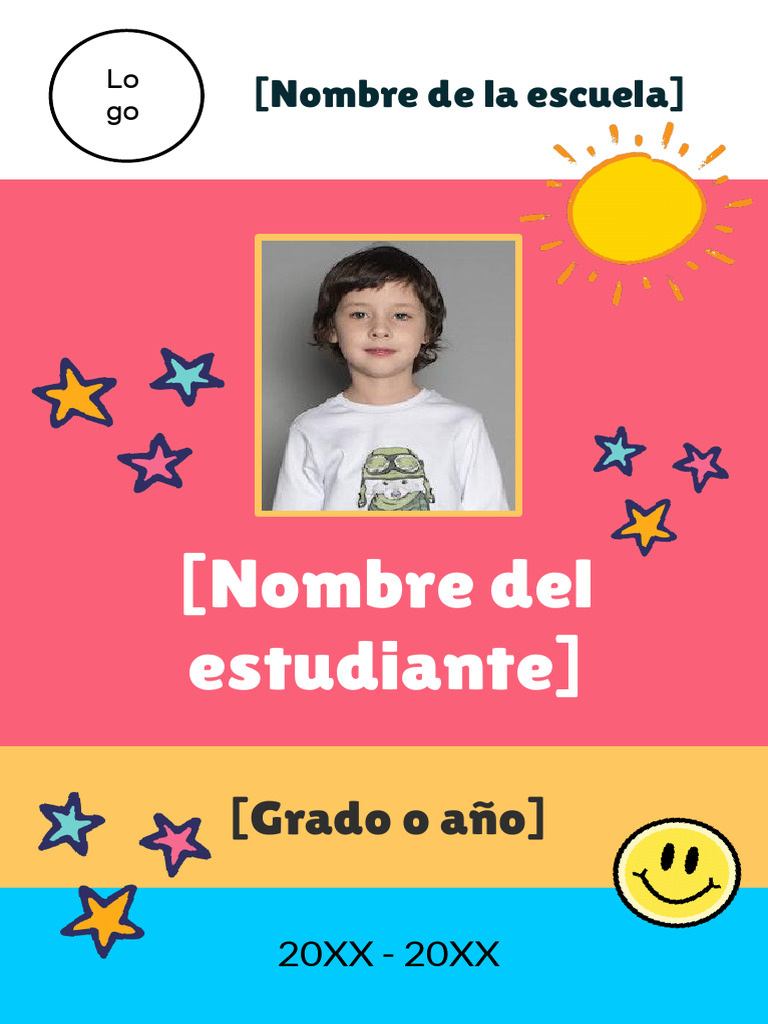 Plantilla de Gafete Escolar | PDF