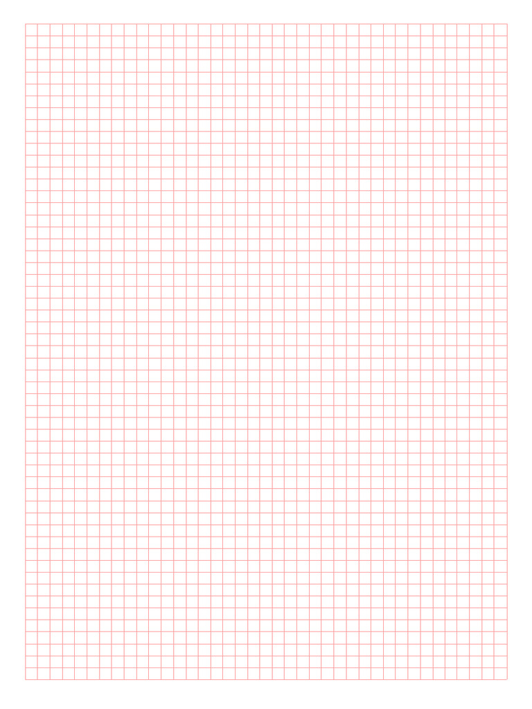 Hoja Cuadriculada MM Rojo | PDF