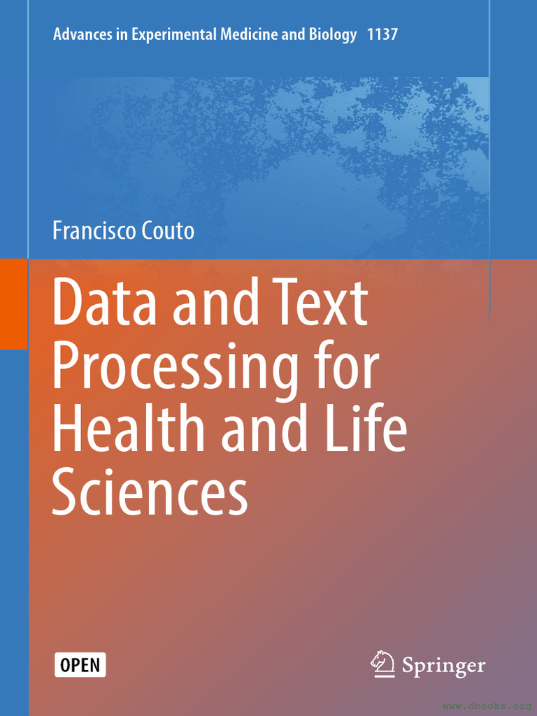 Data and Text Processing For Health and Life Sciences | PDF | Comma ...